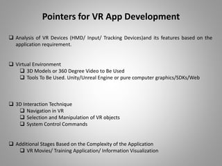 Intro to Virtual reality | PPT