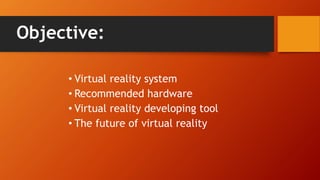 Virtual reality | PPT