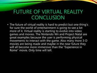 Virtual Reality | PPTX