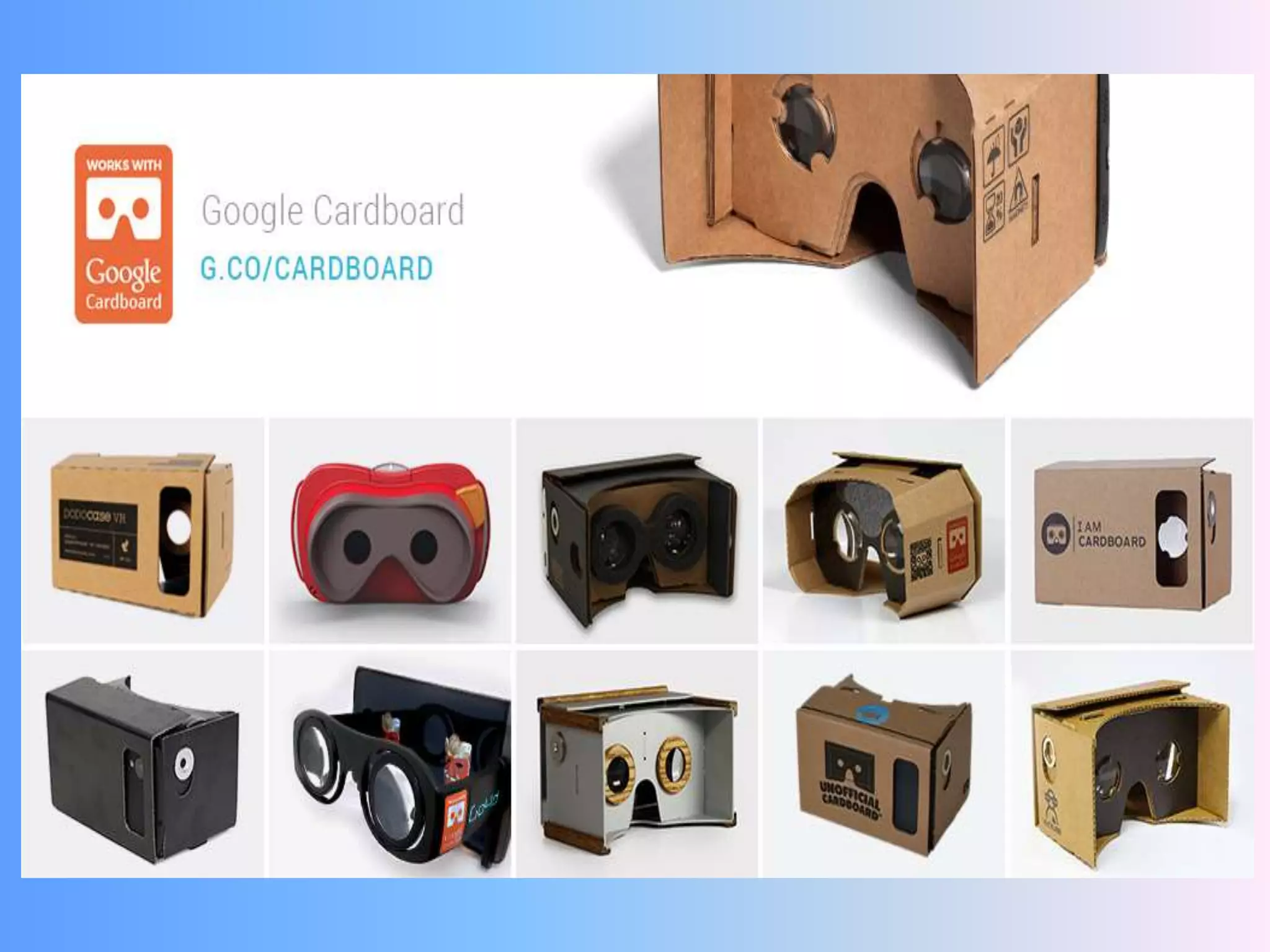 Virtual reality - Google Cardboard | PPTX