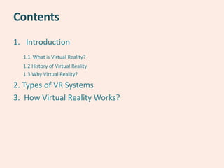 Virtual reality by Stavan Sanghvi | PPT