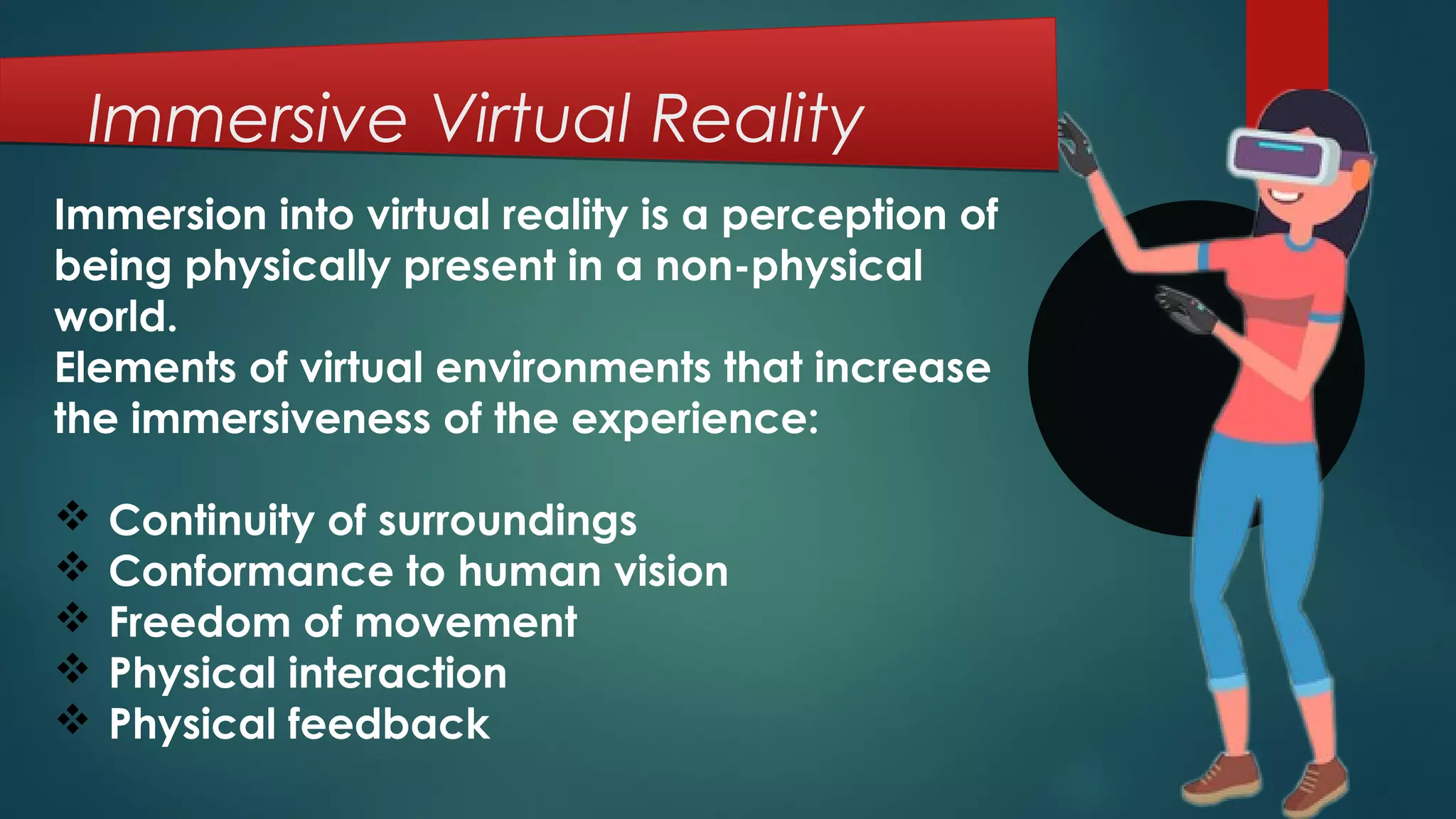 Virtual reality and its Types | ODP | Computer Peripherals | Computing