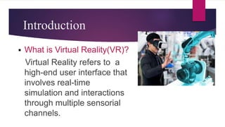 Virtual / Artificial Reality-Augmented Reality | PPTX