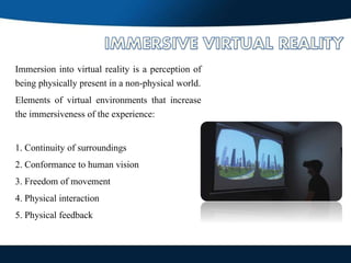 Virtual Reality | PPT