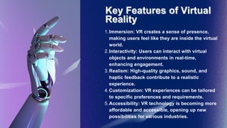 Virtual Reality and its Features | PDF