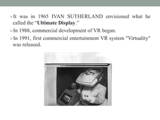 Virtual reality by emran | PPTX