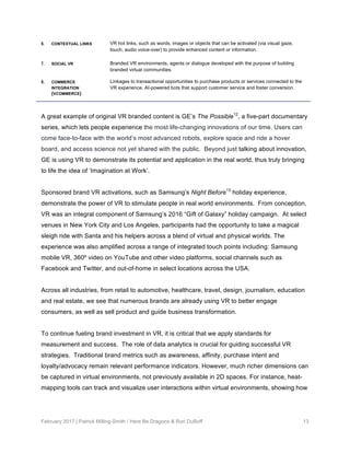 Virtual Reality for Brands | PDF | 3-D Graphics | Computer Software and ...