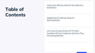 Virtual reality for business ppt | PDF