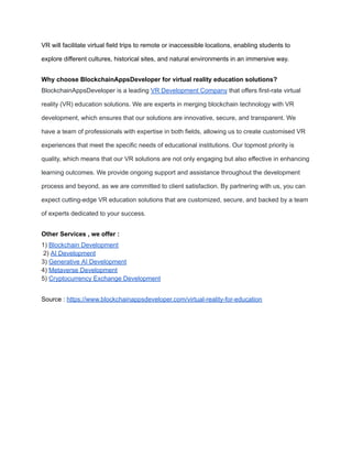 Virtual Reality for Education - BlockchainAppsDeveloper (1).pdf