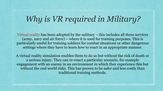 Virtual reality in military applications | PDF