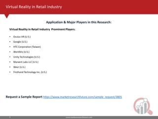 Virtual reality in retail market 4 | PPT