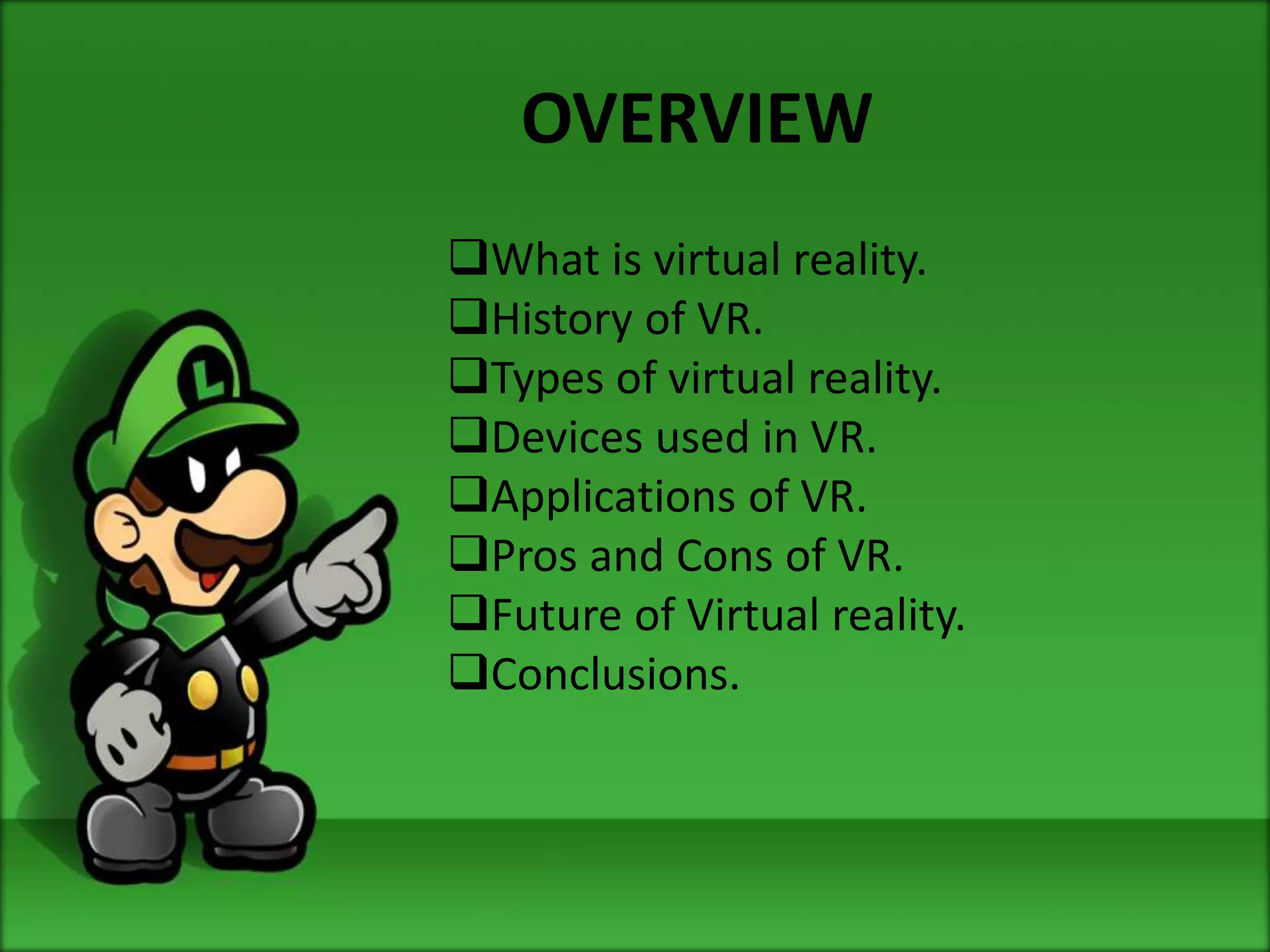 Virtual reality ppt | PPTX