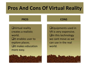 Exploring The Pros And Cons Of Virtual Reality: A Comprehensive Guide ...