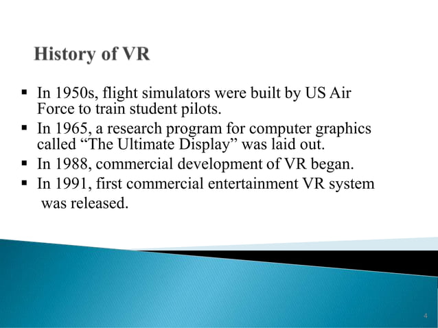 Virtual reality ppt | PDF