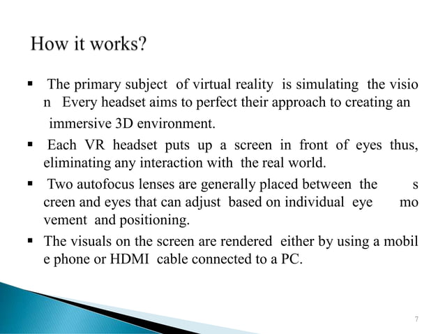 Virtual reality ppt | PDF