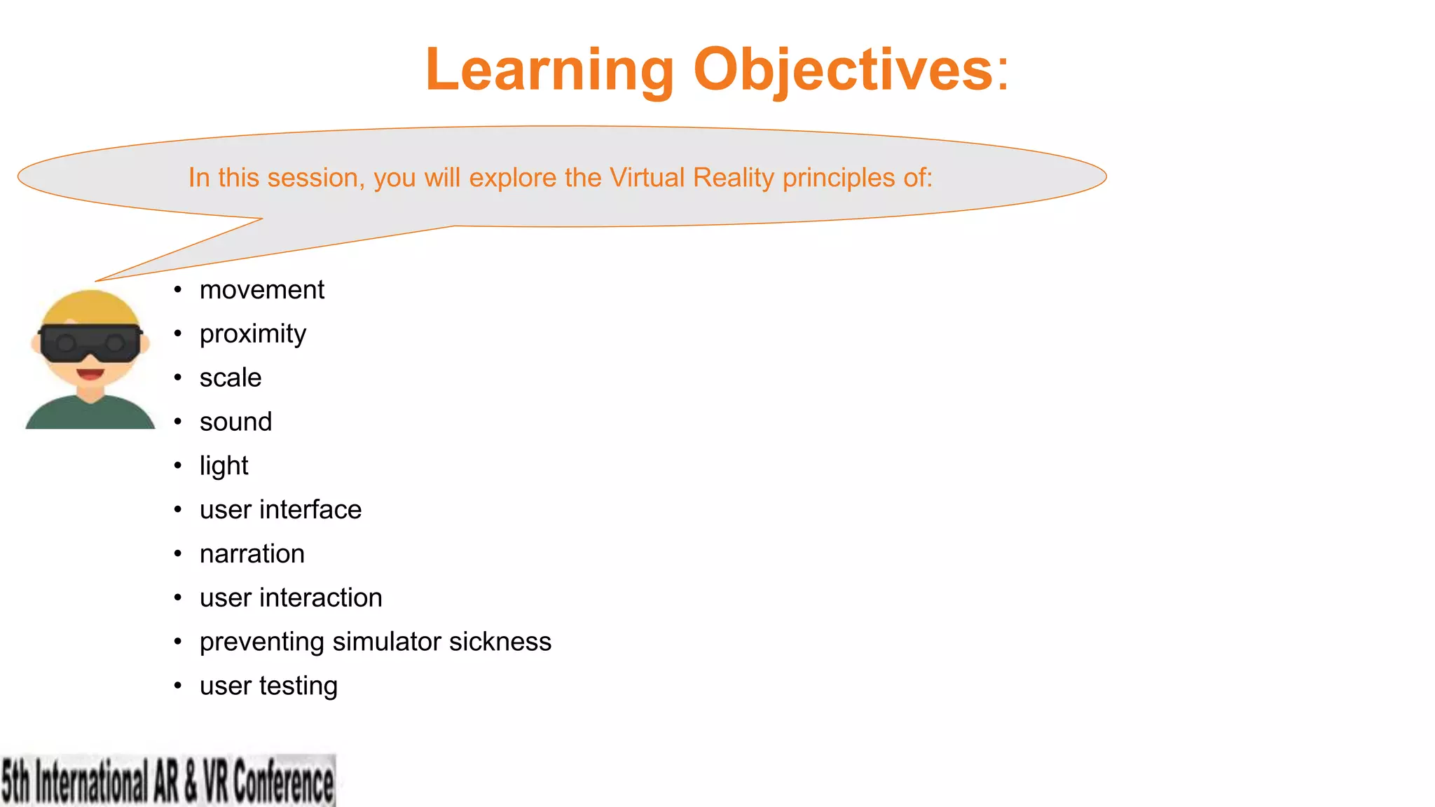 Virtual Reality Principles for an Experiential and Immersive User ...