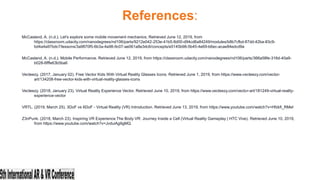 Virtual Reality Principles for an Experiential and Immersive User ...