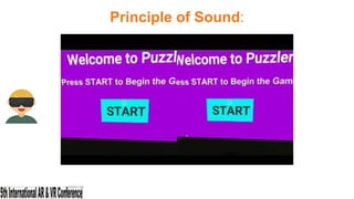 Virtual Reality Principles for an Experiential and Immersive User ...