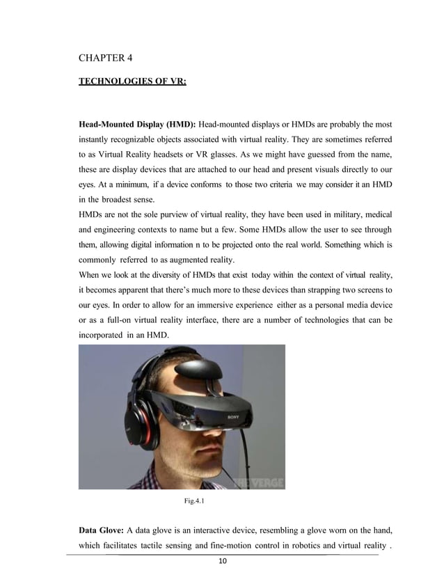 Virtual reality report | PDF
