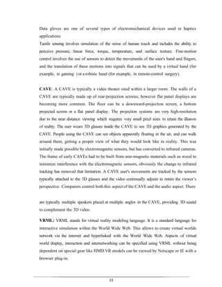 Virtual reality report | PDF