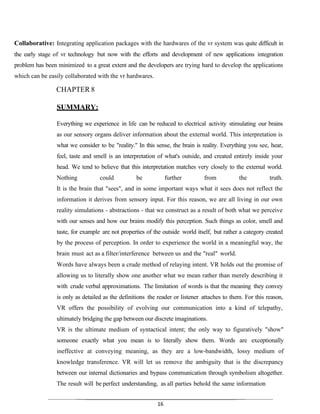 Virtual reality report | PDF