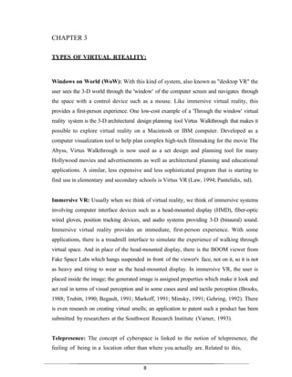 Virtual reality report | PDF