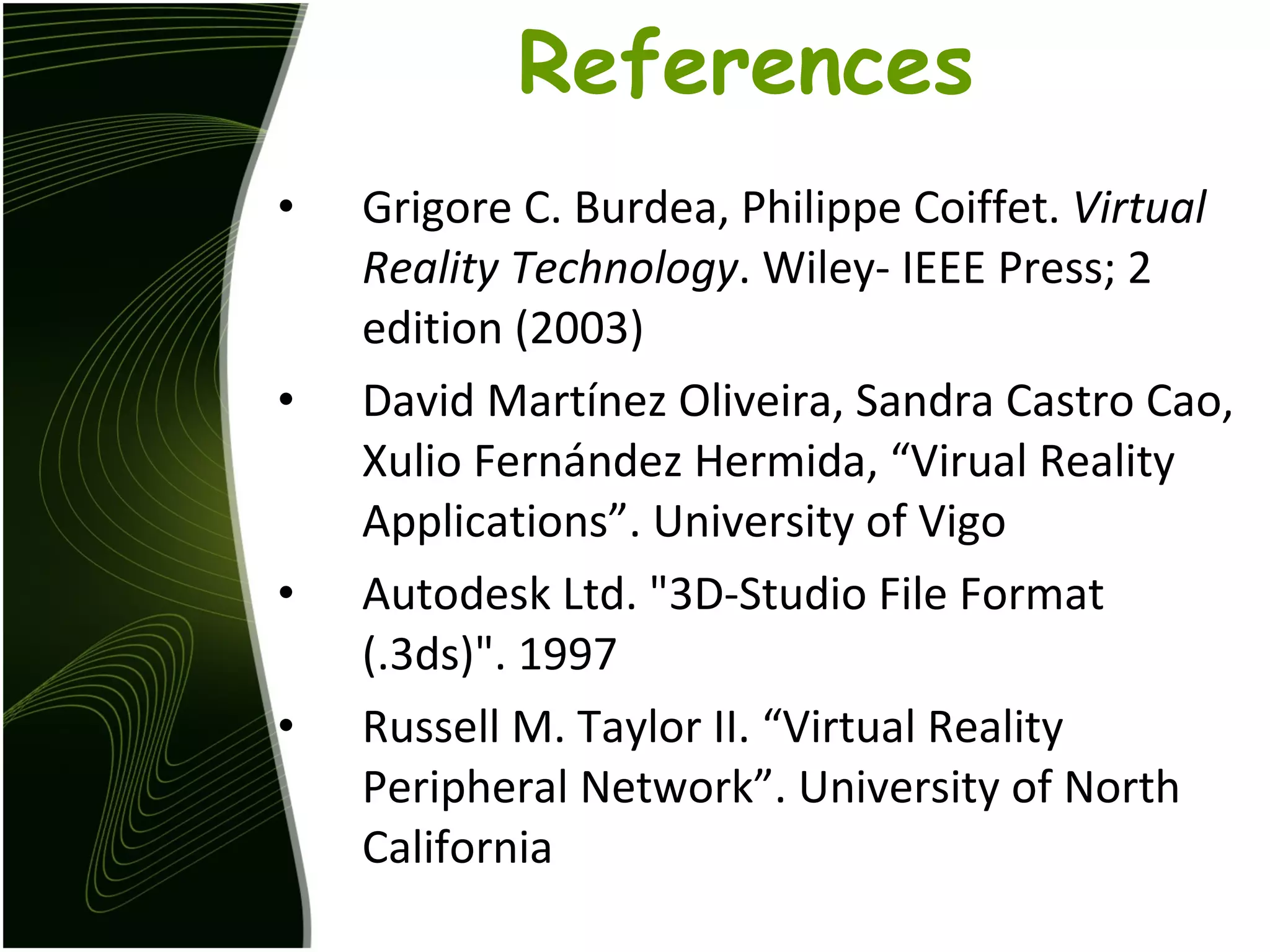 Virtual Reality | PPT