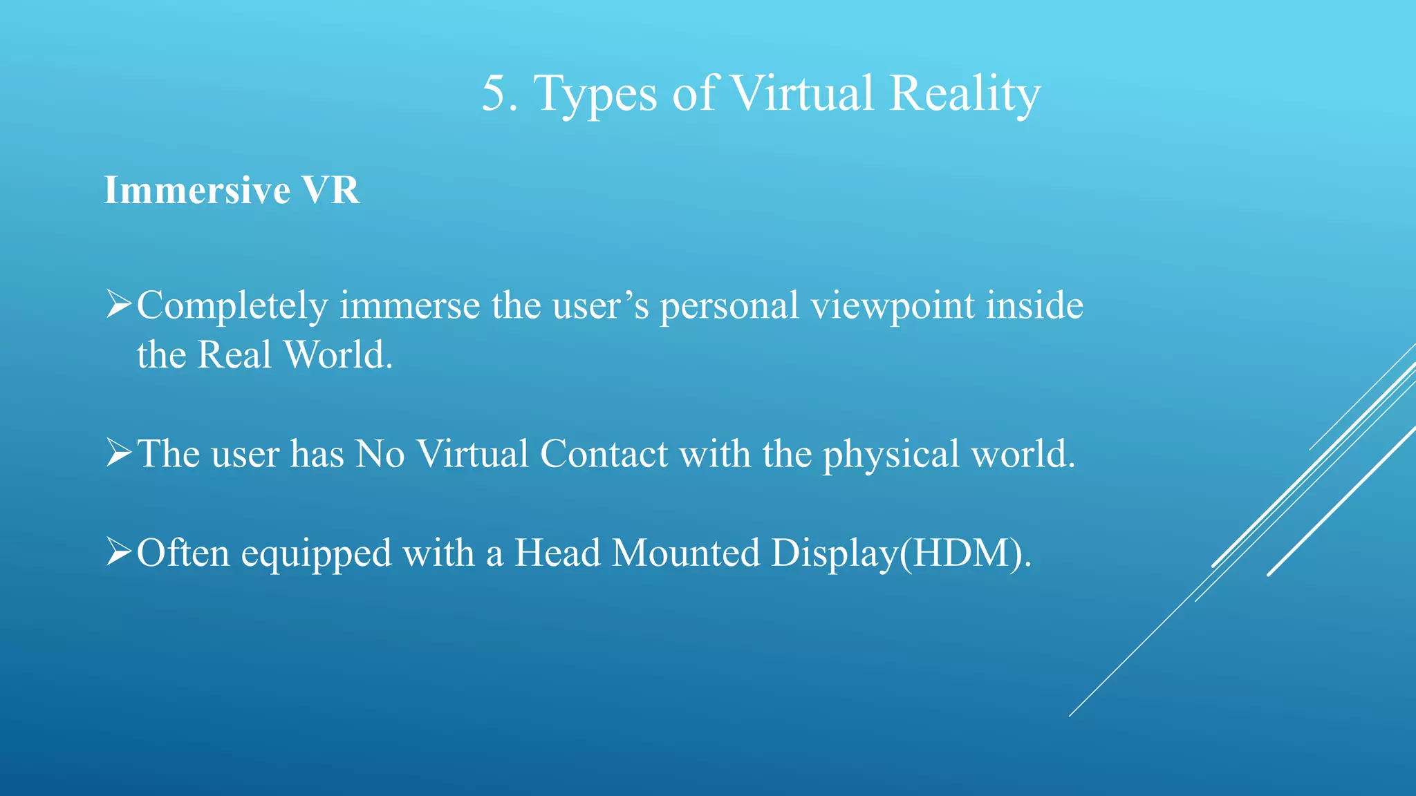 Virtual reality technique | PPTX