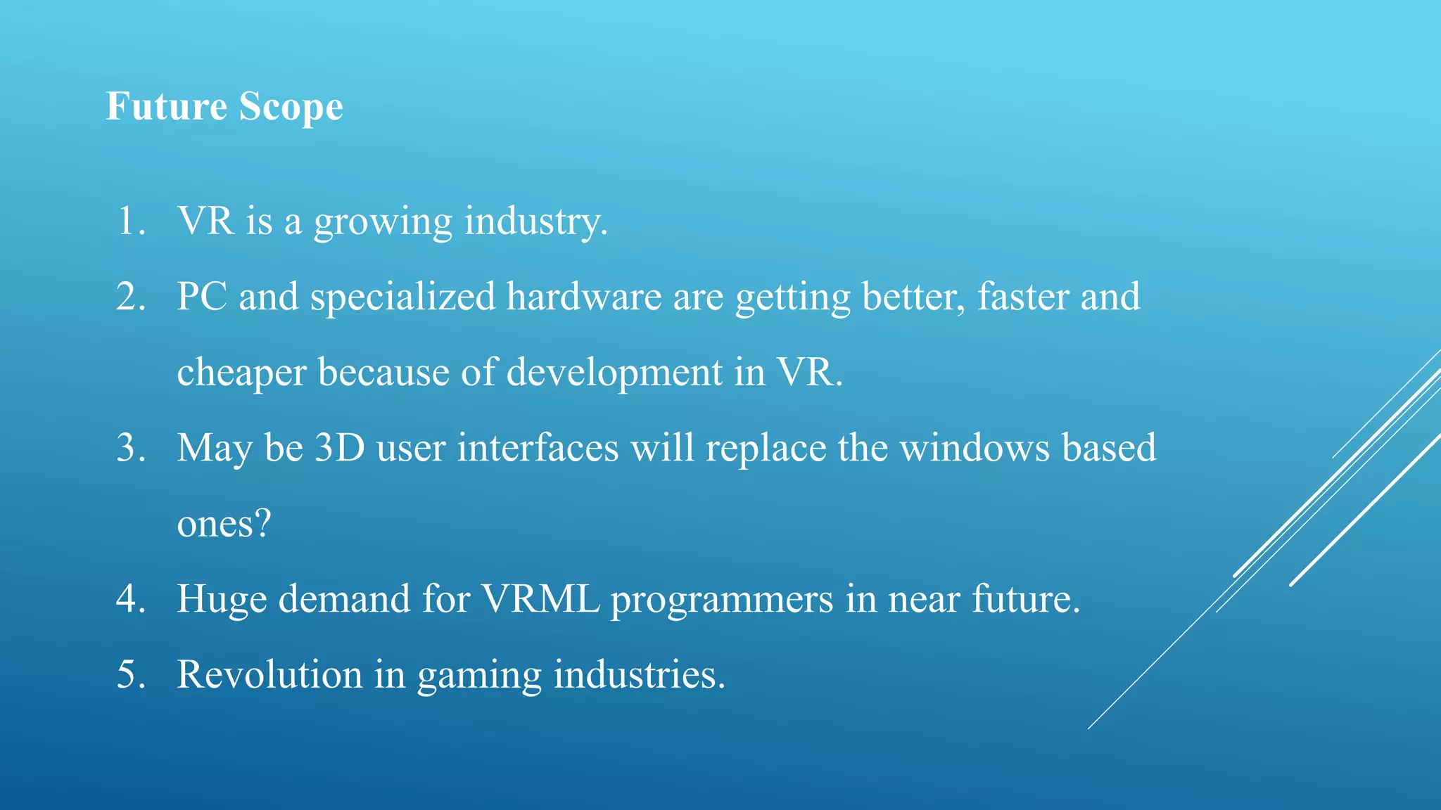 Virtual reality technique | PPTX