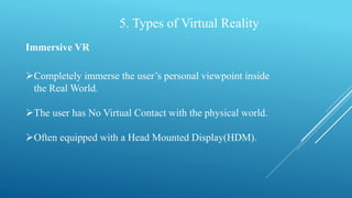 Virtual reality technique | PPTX