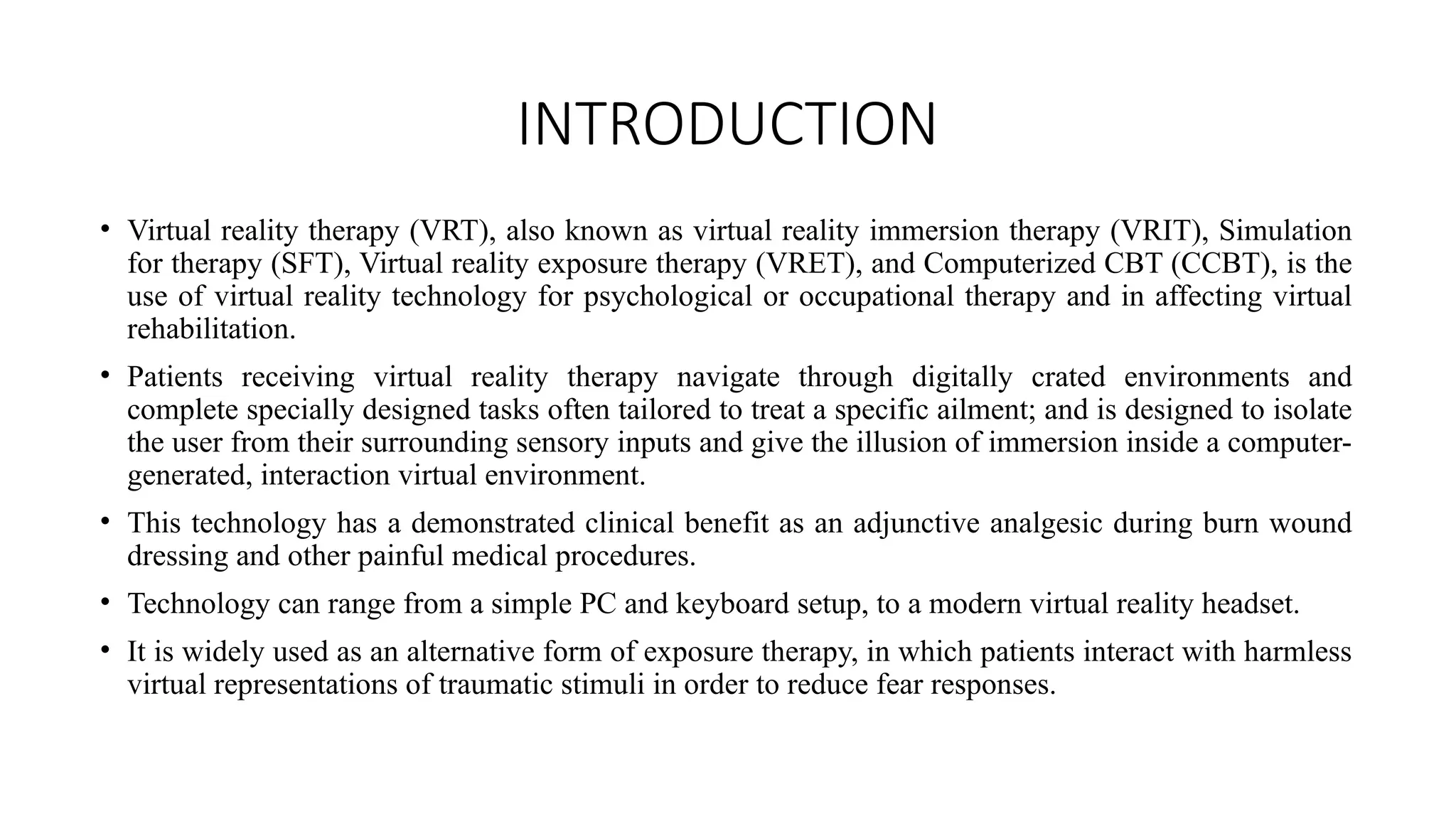 VIRTUAL REALITY Rehabiltation and PT .pptx