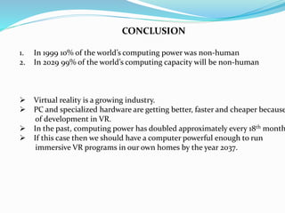 Virtual reality & vr glasses | PPTX