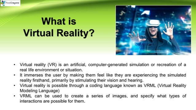 Virtual reality vs. augmented reality | PPTX