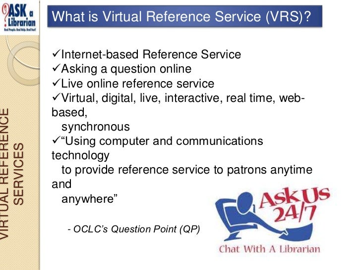 Virtual reference service myrna