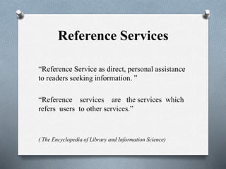 Virtual reference srevices | PPT