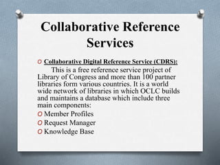 Virtual reference srevices | PPT