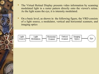 Virtual retinal display ppt | PPT