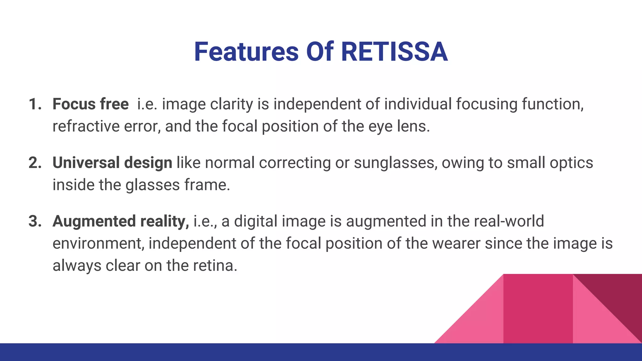 Virtual retinal display - A NEW SIGHT | PPTX