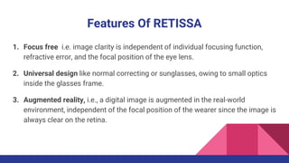 Virtual retinal display - A NEW SIGHT | PPTX