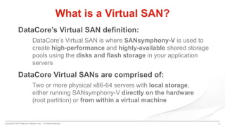 Virtual SAN: It’s a SAN, it’s Virtual, but what is it really? | PPTX