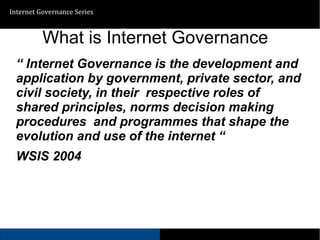 Virtual school of Internet Governance | PPT