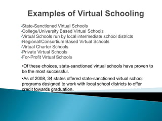 Virtual Schools | PPTX | Online Education | Education
