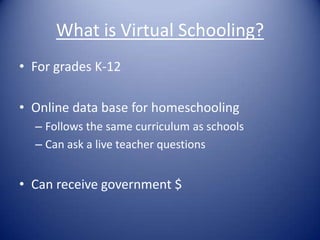 Virtual schools | PPTX