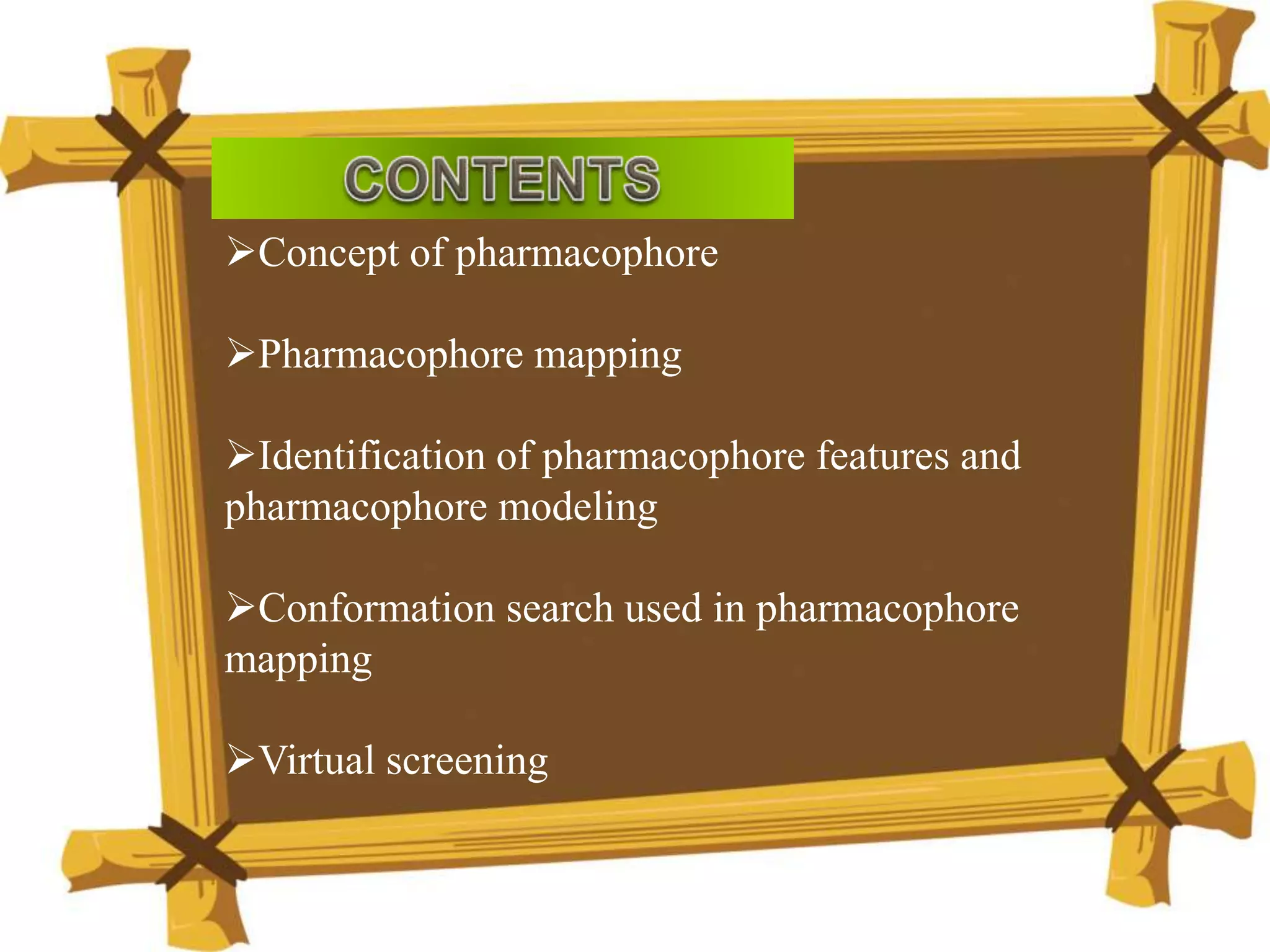 Pharmacophore Mapping and Virtual Screening (Computer aided Drug design) | PPTX