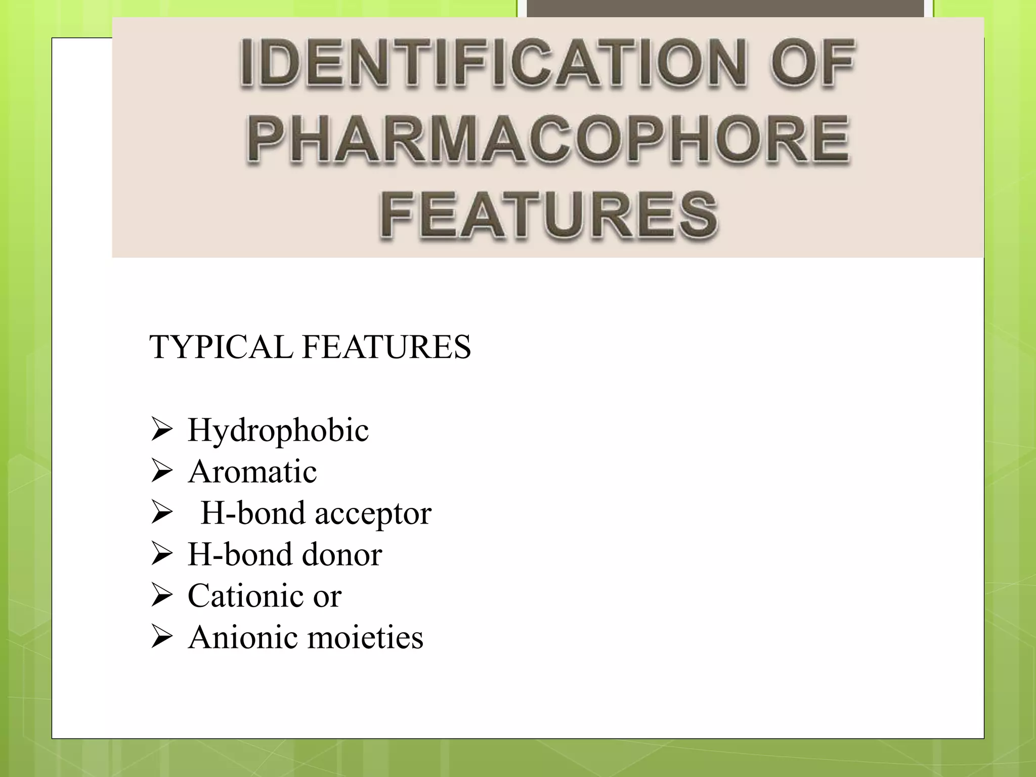 Pharmacophore Mapping and Virtual Screening (Computer aided Drug design) | PPTX