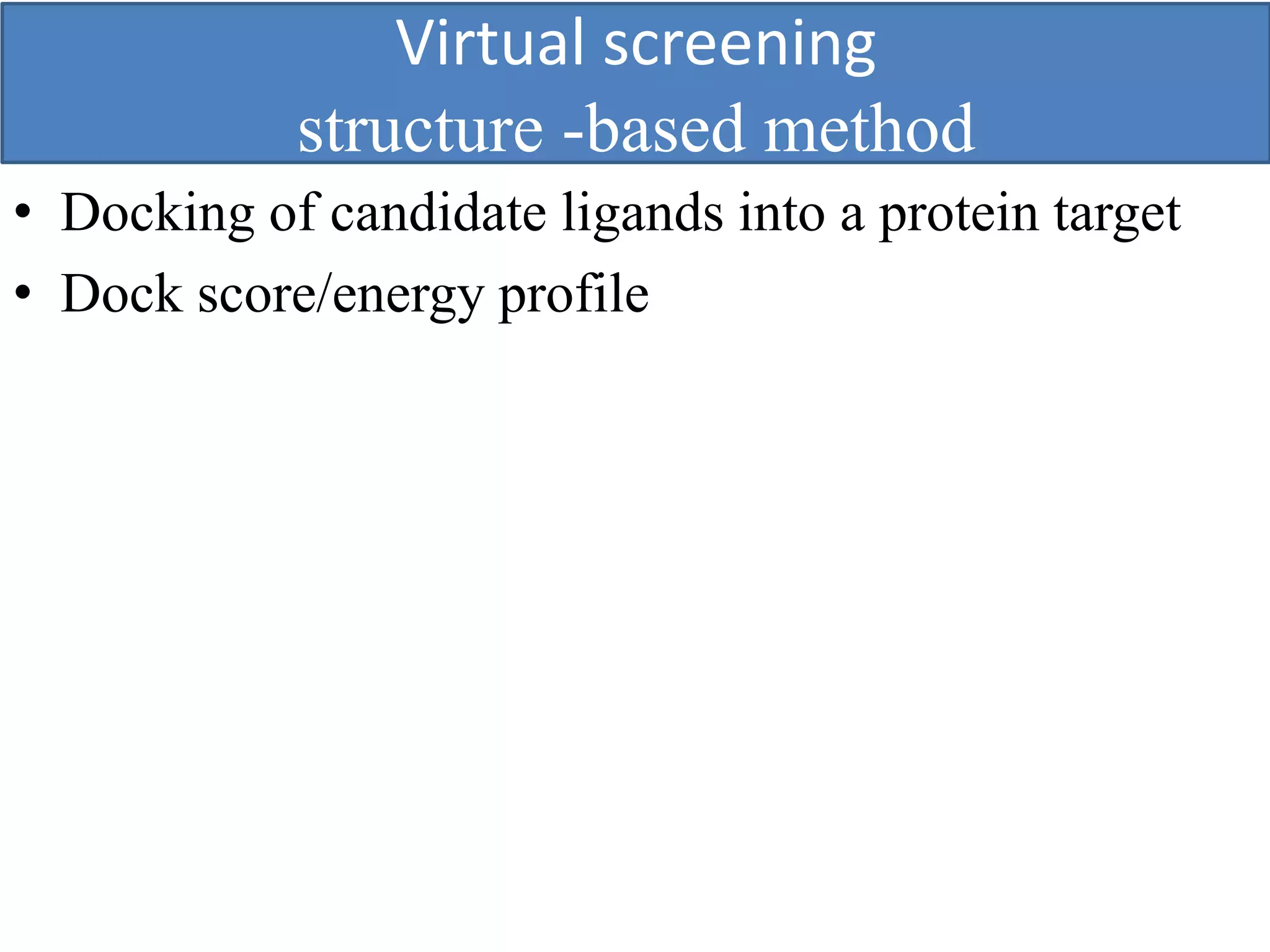 Virtual screening ppt | PPTX