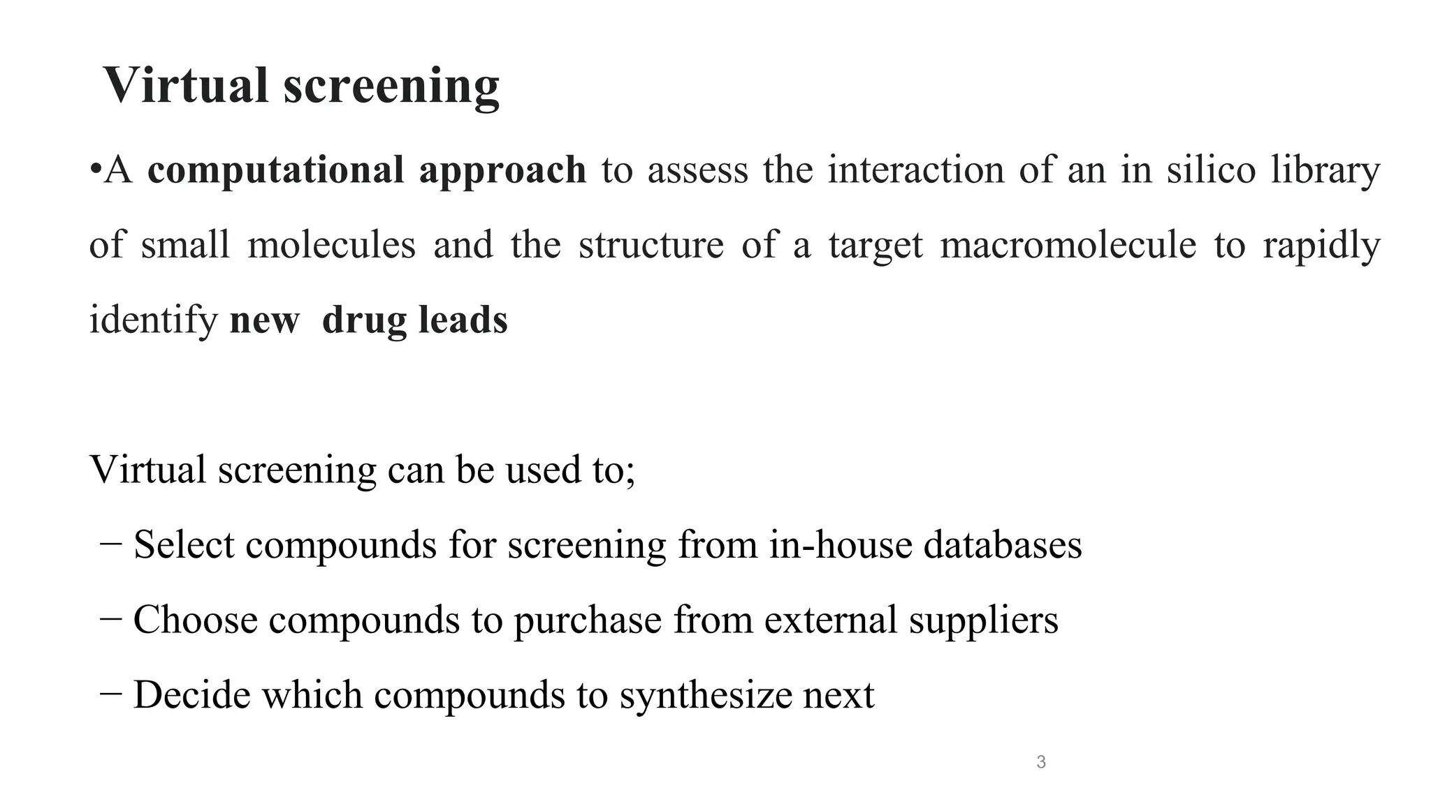 VIRTUAL SCREENING TECHNIQUE CADD.pptx