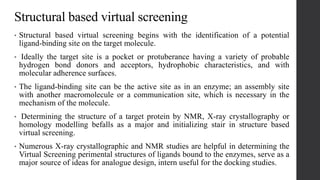 Virtual screening techniques | PPTX