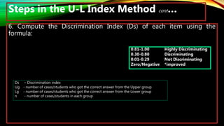 Item Analysis | PPTX