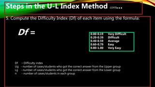 Item Analysis | PPTX